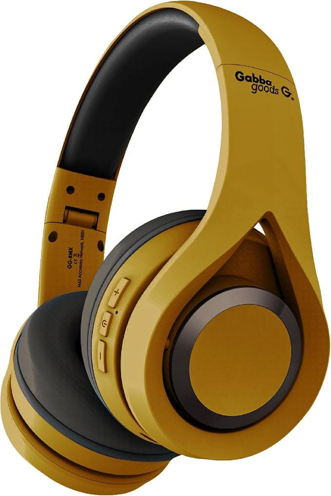 Gabba Goods Wireless Over Ear Bluetooth Headphones with 6h Playtime ...