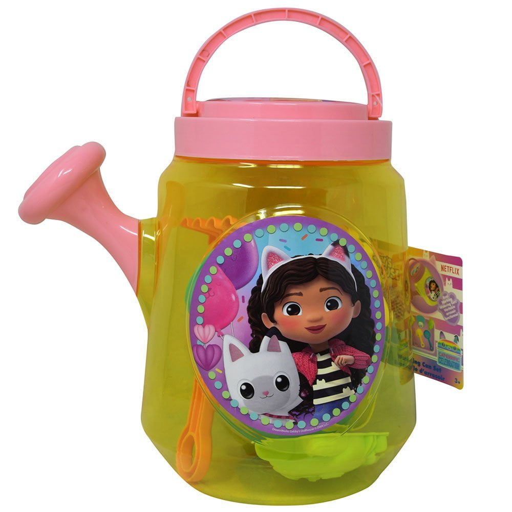 Gabby 6pcs Clear Beach Watering Can & Stickers - Walmart.com