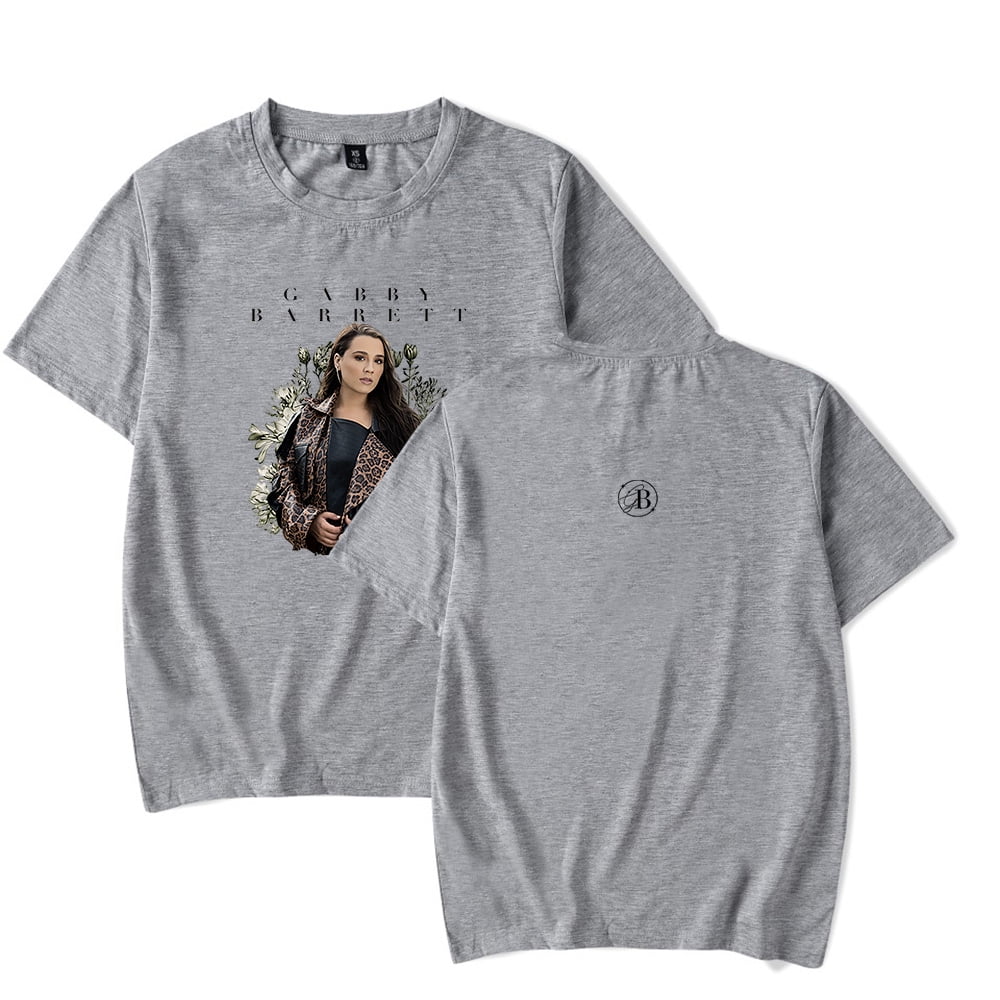 Gabby Barrett Portrait Tour Cosplay Merch T-shirt Short Sleeve Women ...