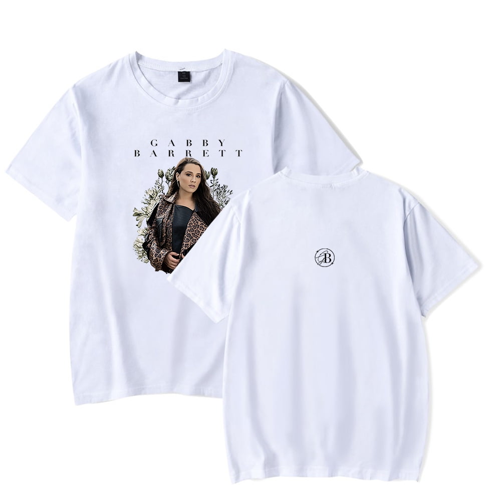 Gabby Barrett Portrait Tour Cosplay Merch T-shirt Short Sleeve Women ...