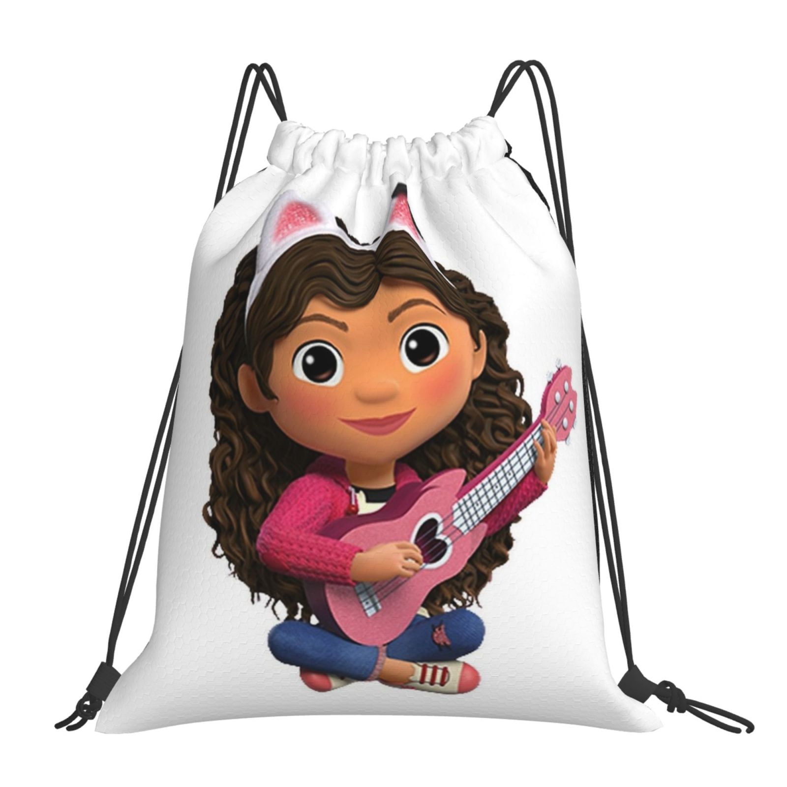 Gabby'S Dollhouse Drawstring Backpack Sport Gym Bag For Yoga Swimming ...