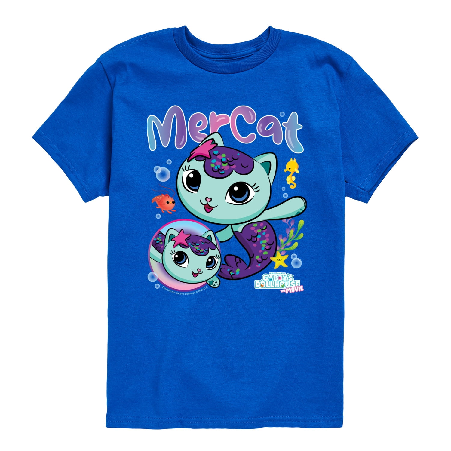 Gabby's Dollhouse - Mercat Tee - Youth Boys Short Sleeve Graphic T ...