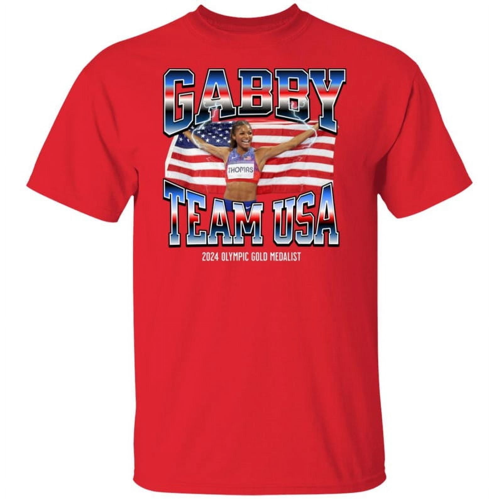Gabby Thomas 2024 Olympic Gold Winner T-Shirt - Celebrate Track & Field ...