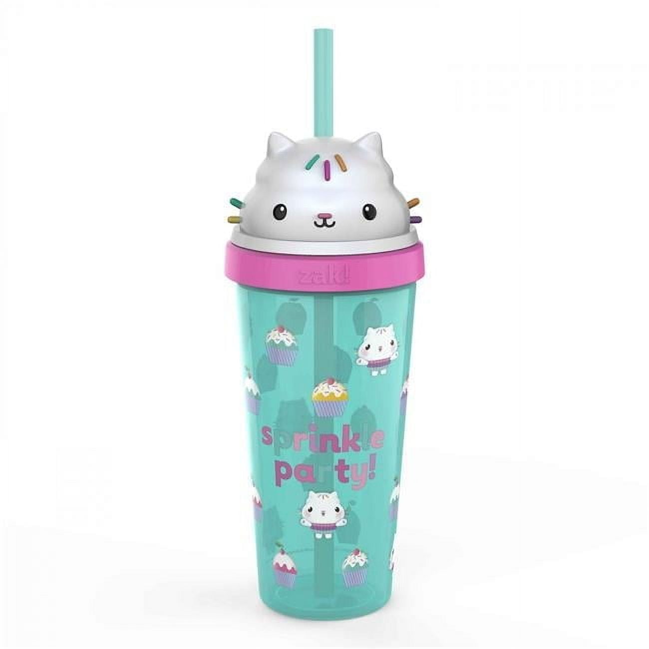 Gabby's Dollhouse 18 oz Green Super Sipper Tumbler with Cakey Cat ...
