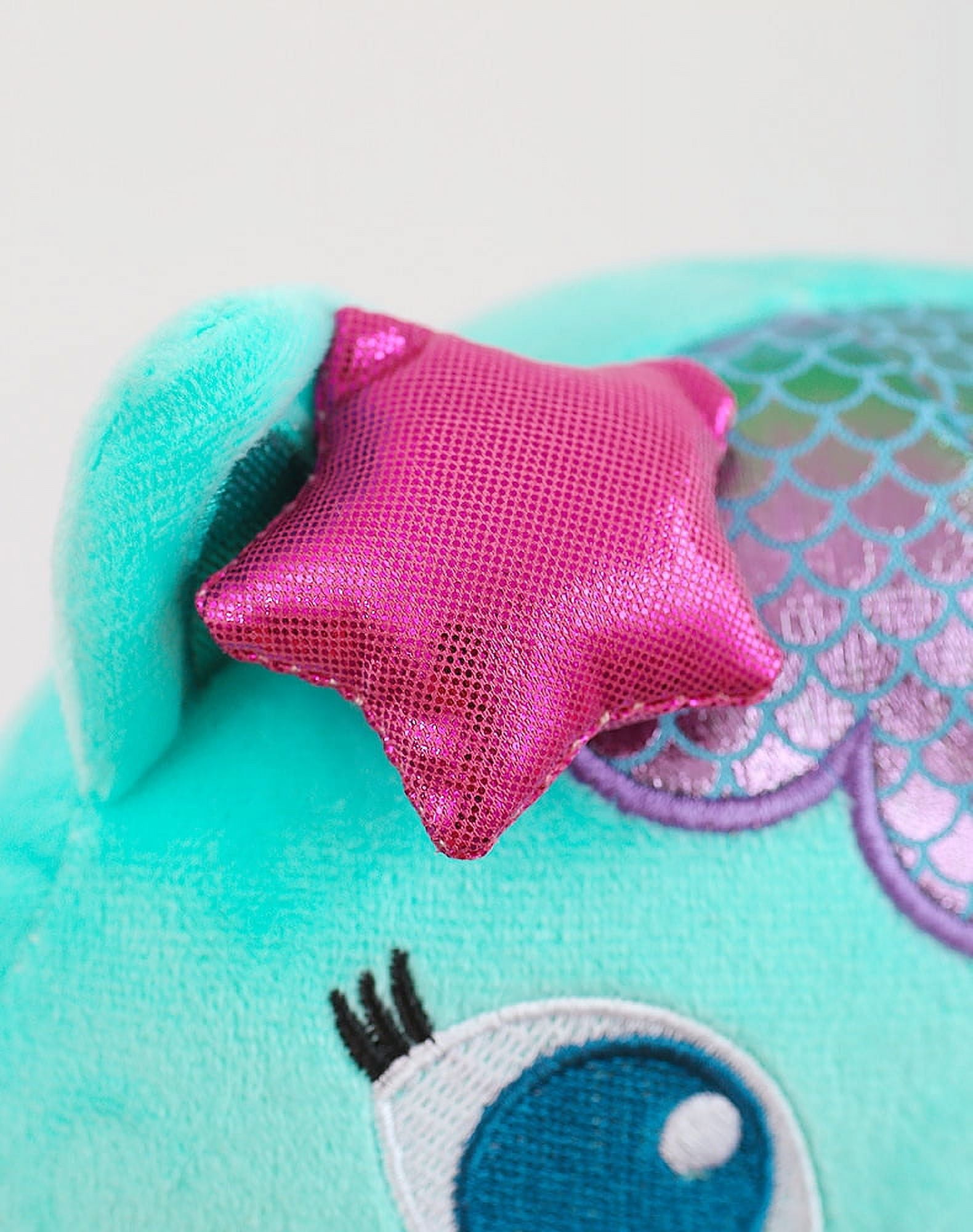 Gabby's Dollhouse, 25cm MerCat Purr-ific Plush Toy, Kids Toys for Ages ...