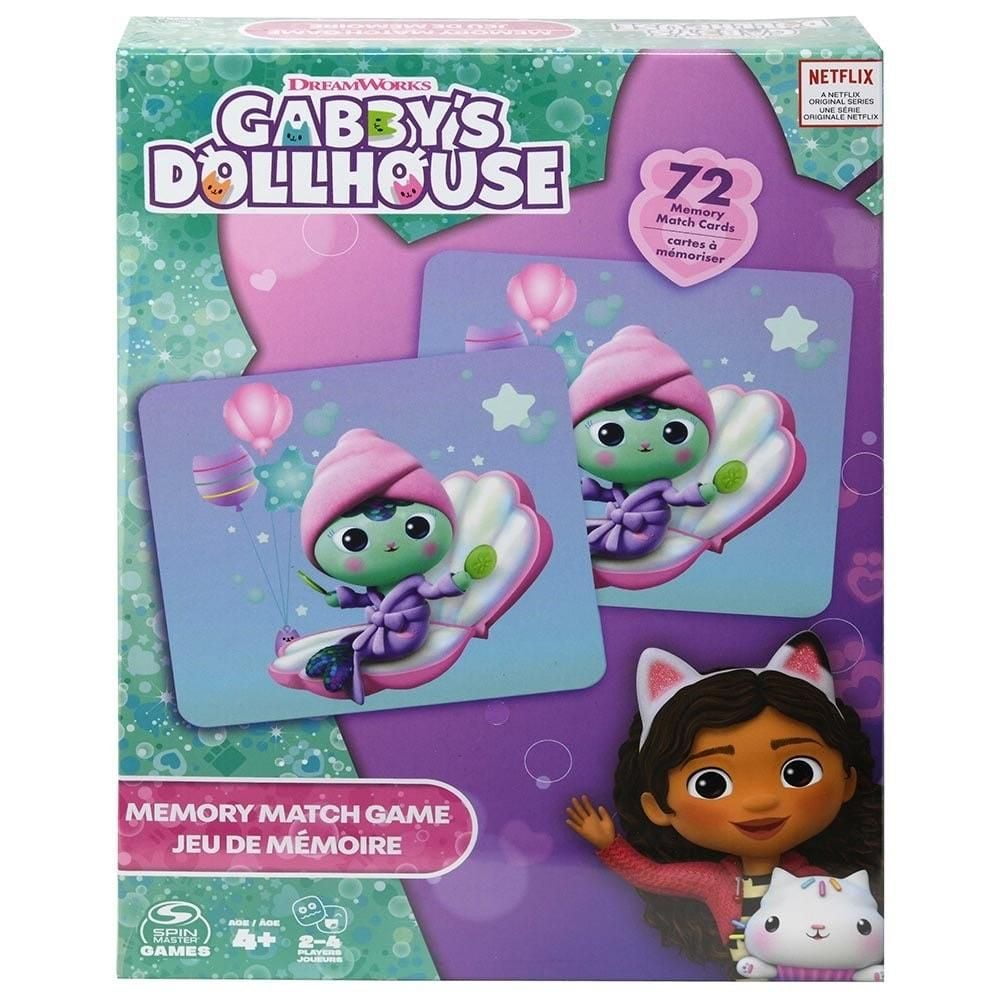 Gabby's Dollhouse 72pc Memory Match - Walmart.com