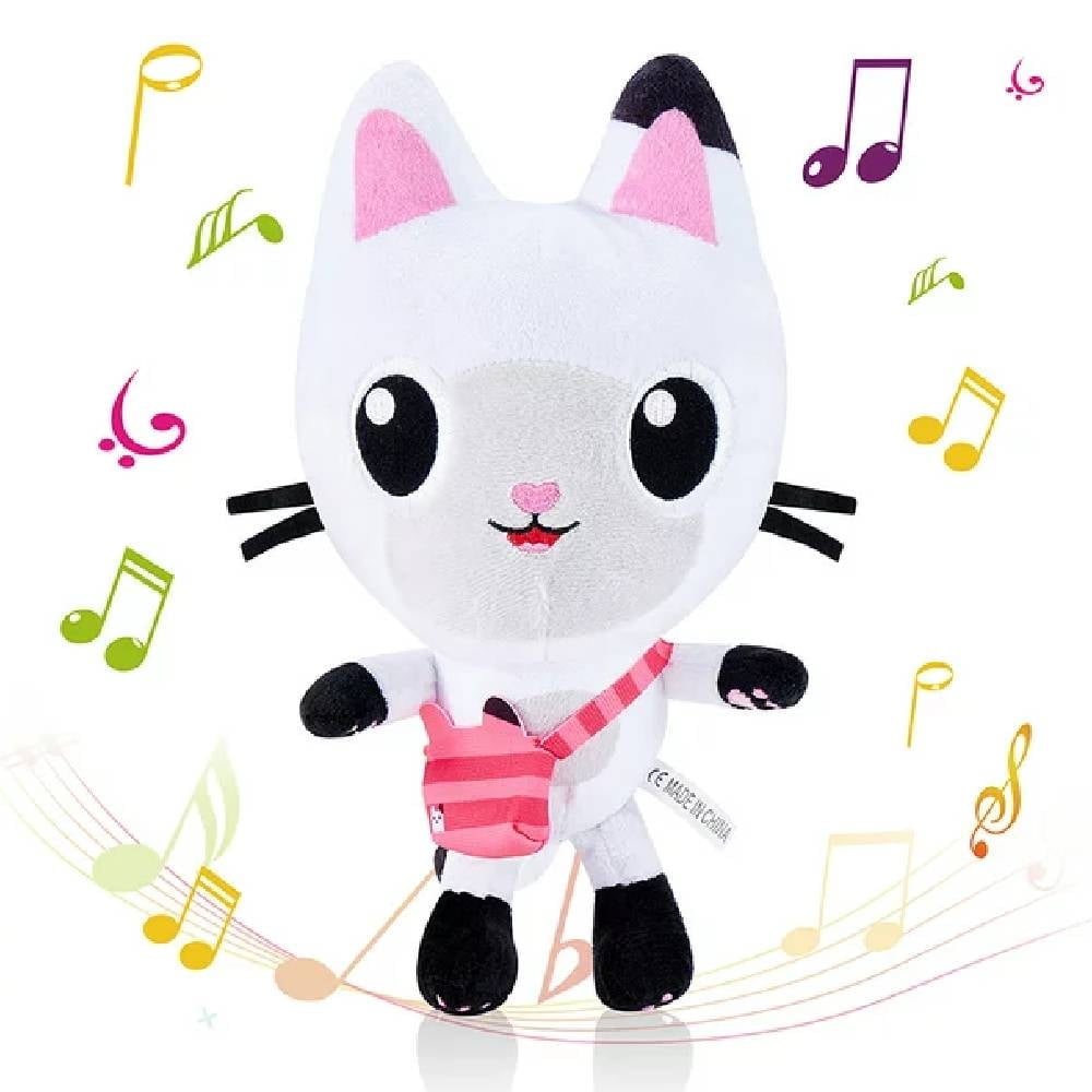 Gabby's Dollhouse: Musical 9.84-inch Pandy Paws Plush Cat Toy with ...