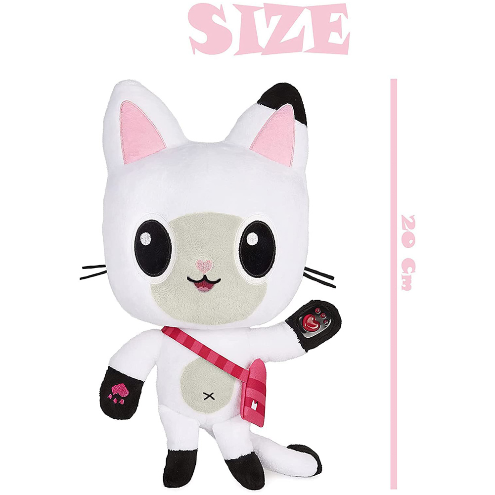 Gabby's Dollhouse, 9.84-inch(20cm) Talking Pandy Paws Plush Toy with ...