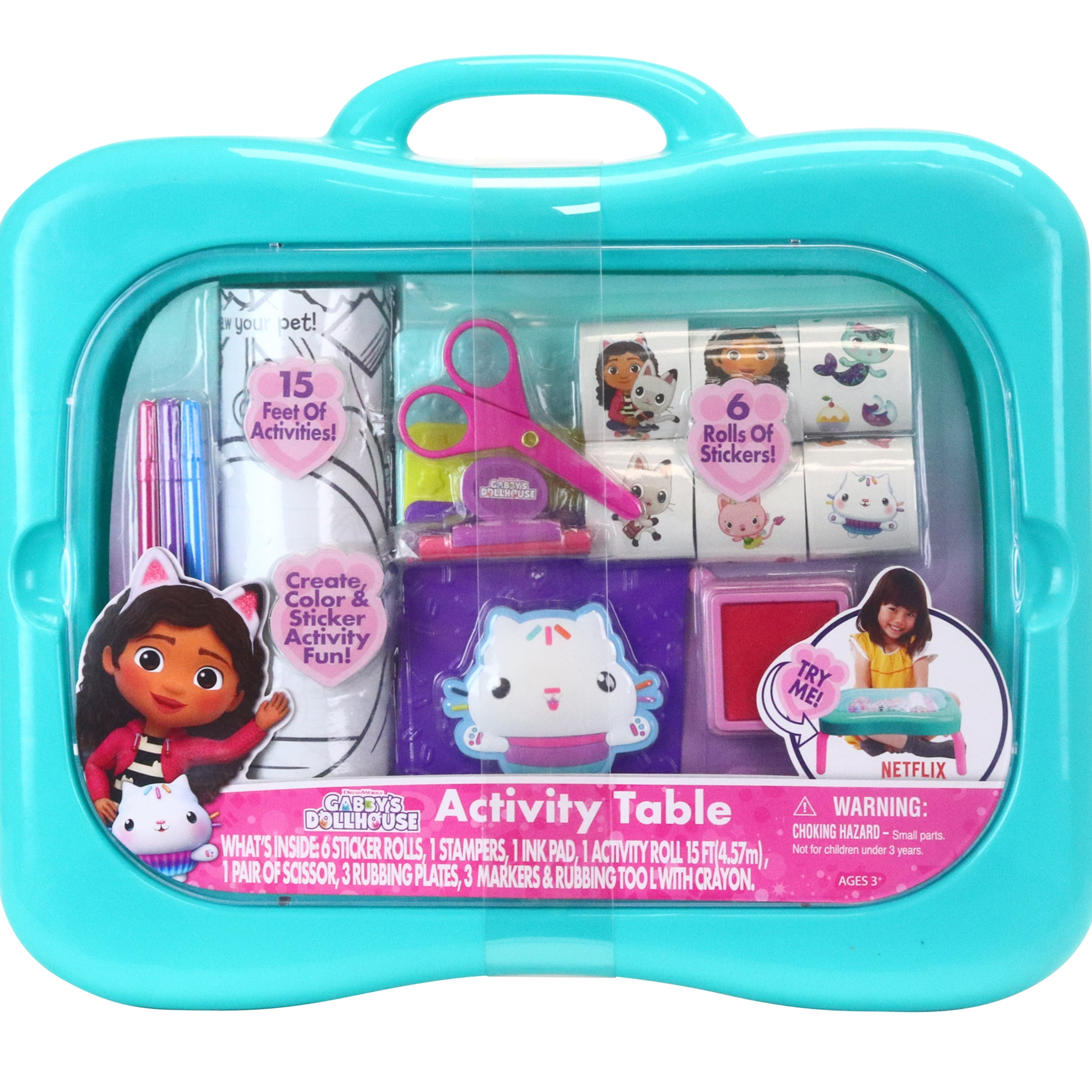 Gabby's Dollhouse Activity Table, for Unisex Child Ages 3+, Model ...