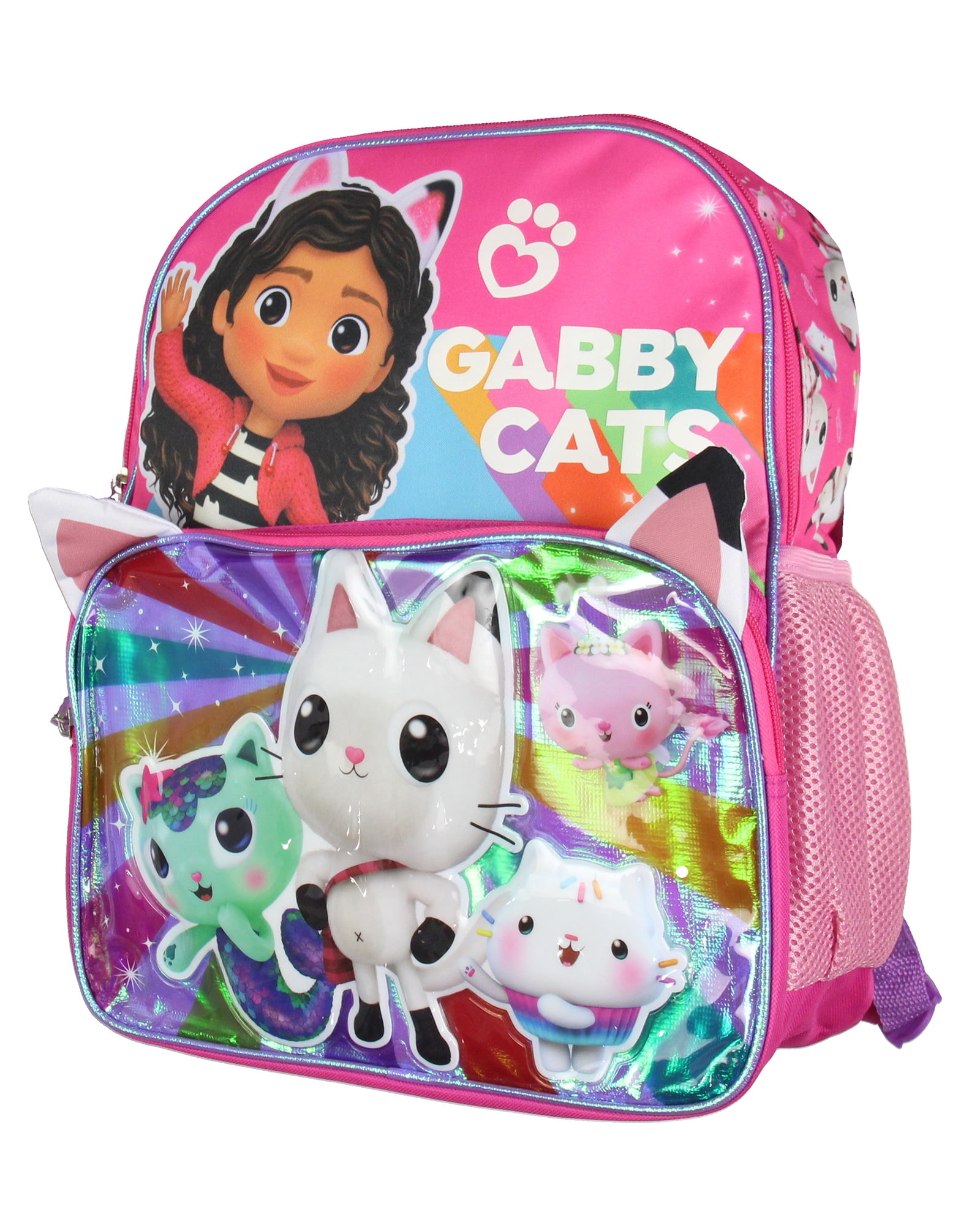 Gabby's Dollhouse Backpack Gabby Cats Friends Pandy MerCat Cakey Raised ...