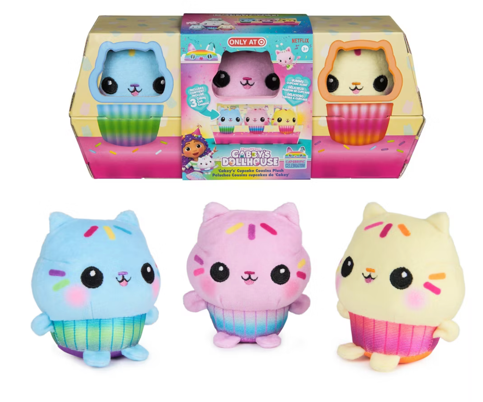 Gabby's Dollhouse Cakey Cousins Plush Toy New With Tag - Walmart.com