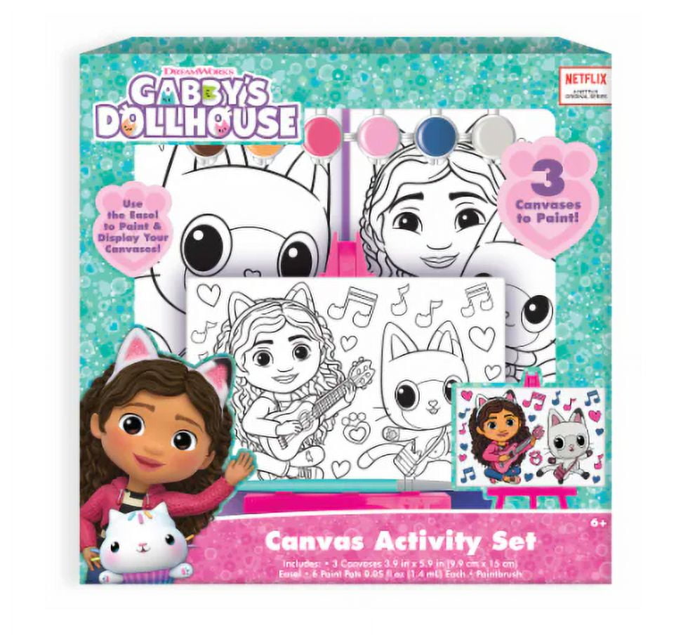 Gabby's Dollhouse Canvas Activity Set For Children 6+ - Walmart.com