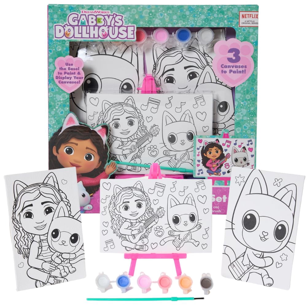 Gabby's Dollhouse Canvas Activity Set For Children 6+ - Walmart.com