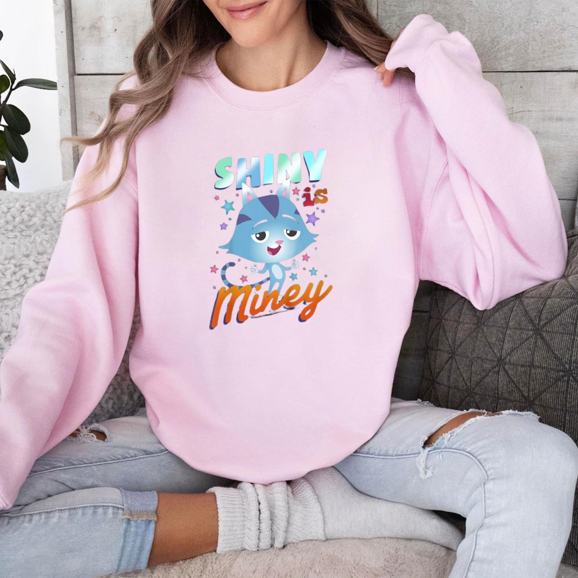 Gabby’s Dollhouse CatRat Shiny Is Miney Sweat Shirt - Walmart.com
