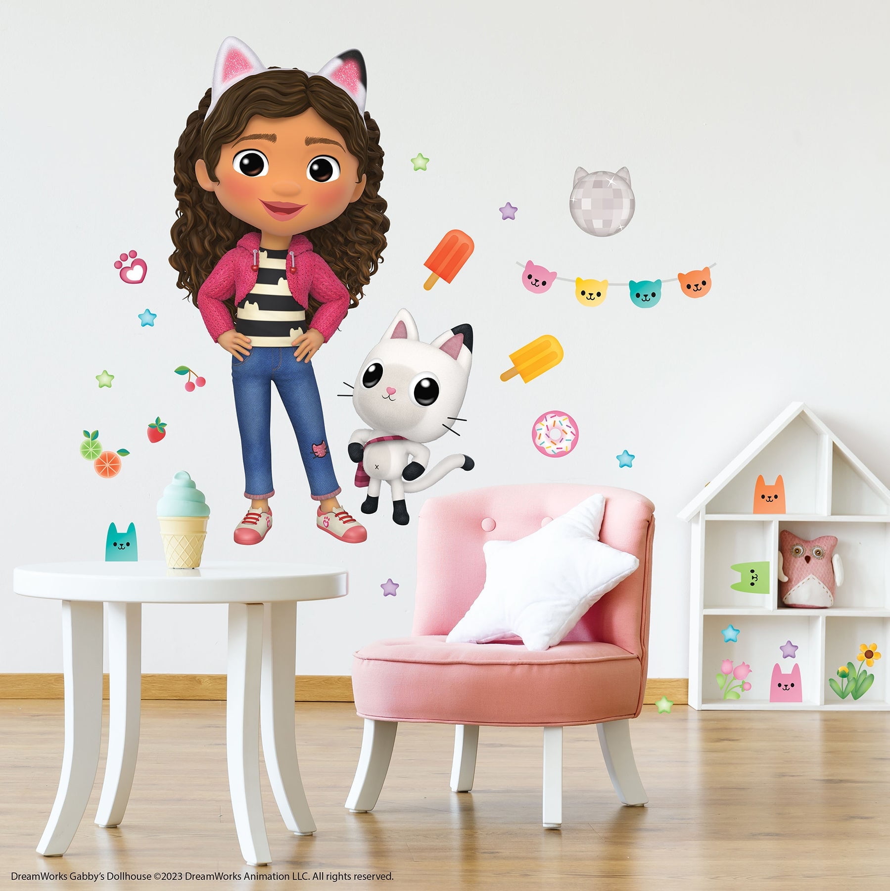 RoomMates Gabby's Dollhouse Character Giant Peel and Stick Wall Decals ...