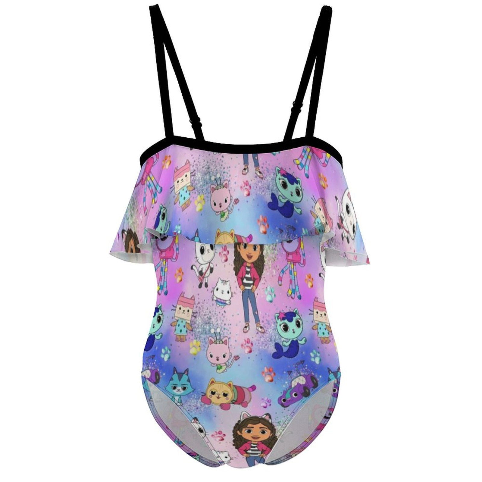 Gabby's Dollhouse Characters Children's Swimsuit Adjustable Off ...