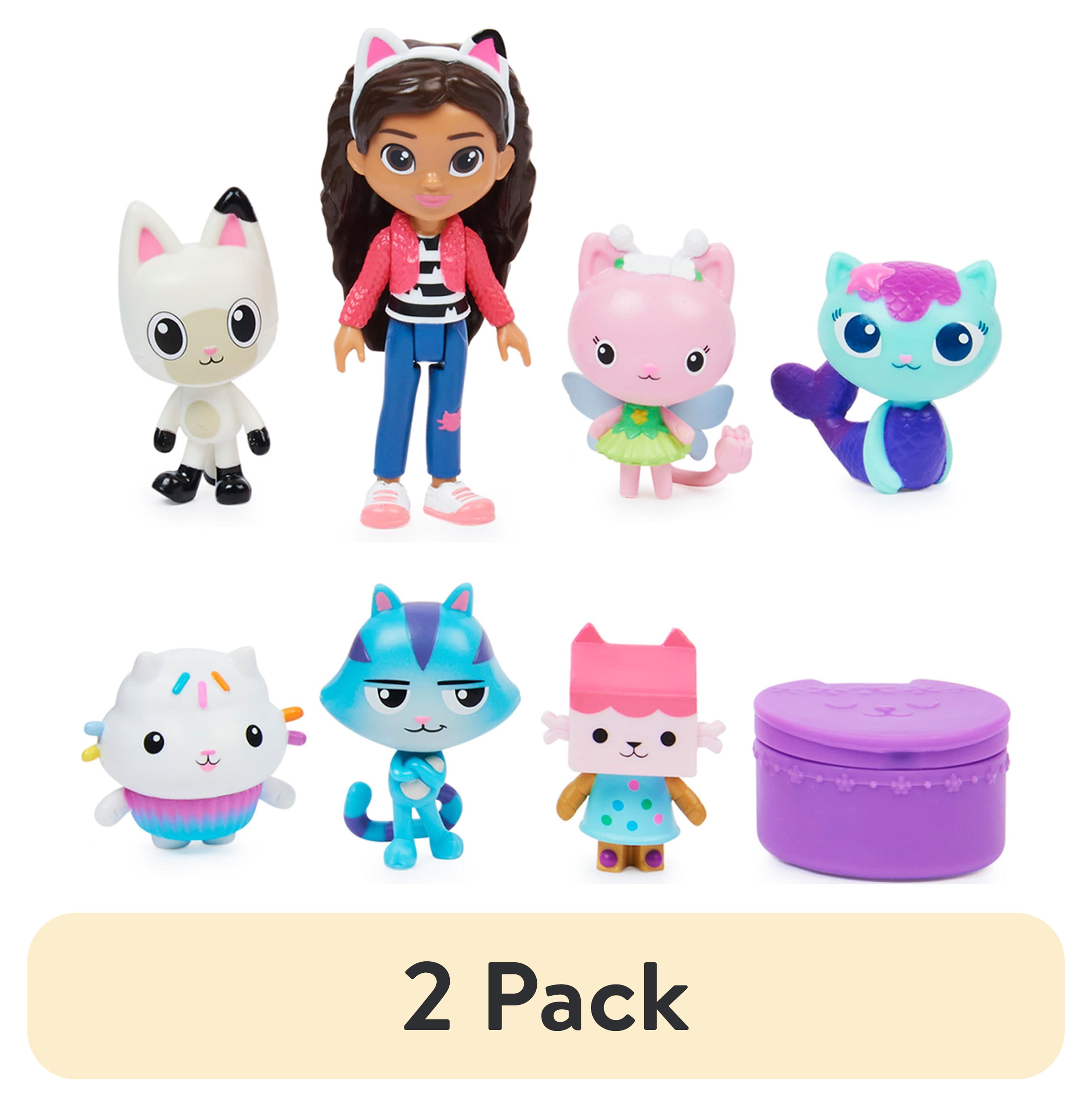 (2 pack) Gabby’s Dollhouse, Deluxe Gift Set with 7 Toy Doll Figures Ages 3 and up - Walmart.com