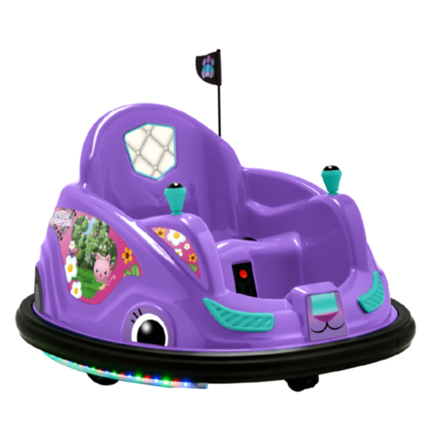 Gabby's Dollhouse Electric Bumper Car - 6V Battery Powered Ride On ...