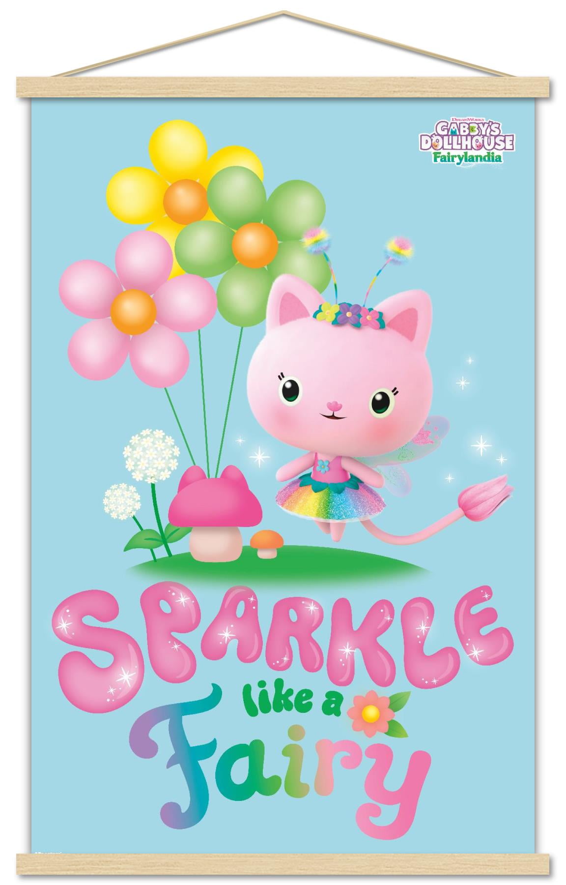 Gabby's Dollhouse: Fairylandia - Sparkle Like a Fairy Wall Poster with ...