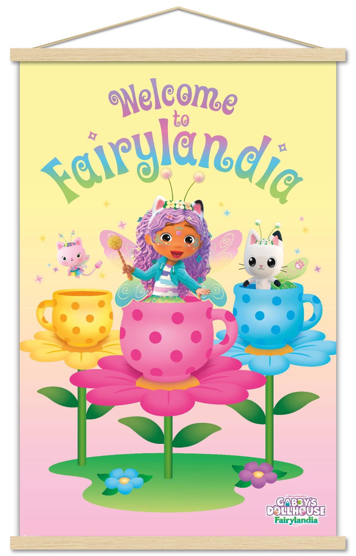 Gabby's Dollhouse: Fairylandia - Welcome to Fairylandia Wall Poster ...