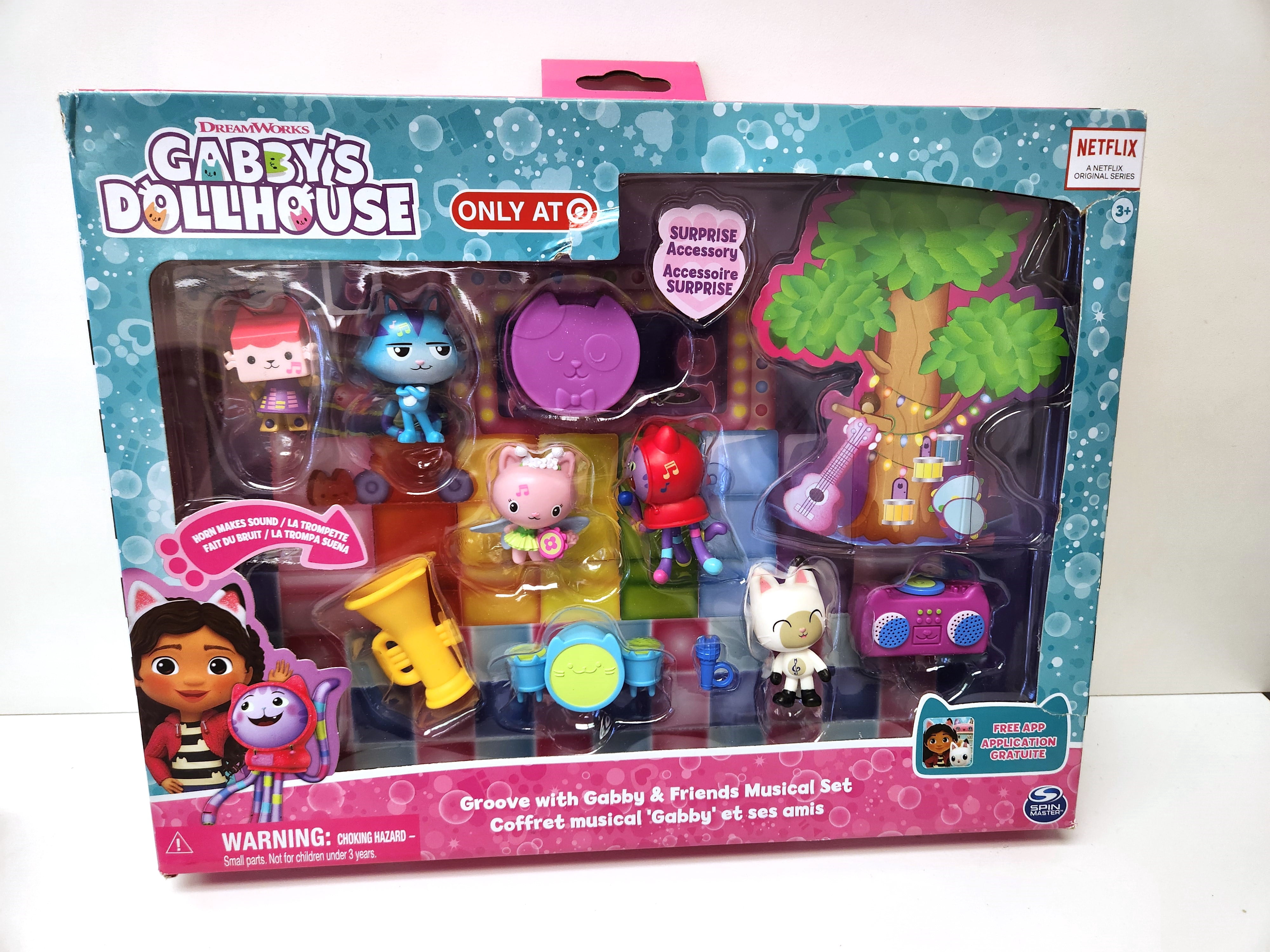 Gabby's Dollhouse Groove with Gabby & Friends Musical Playset - 14 ...