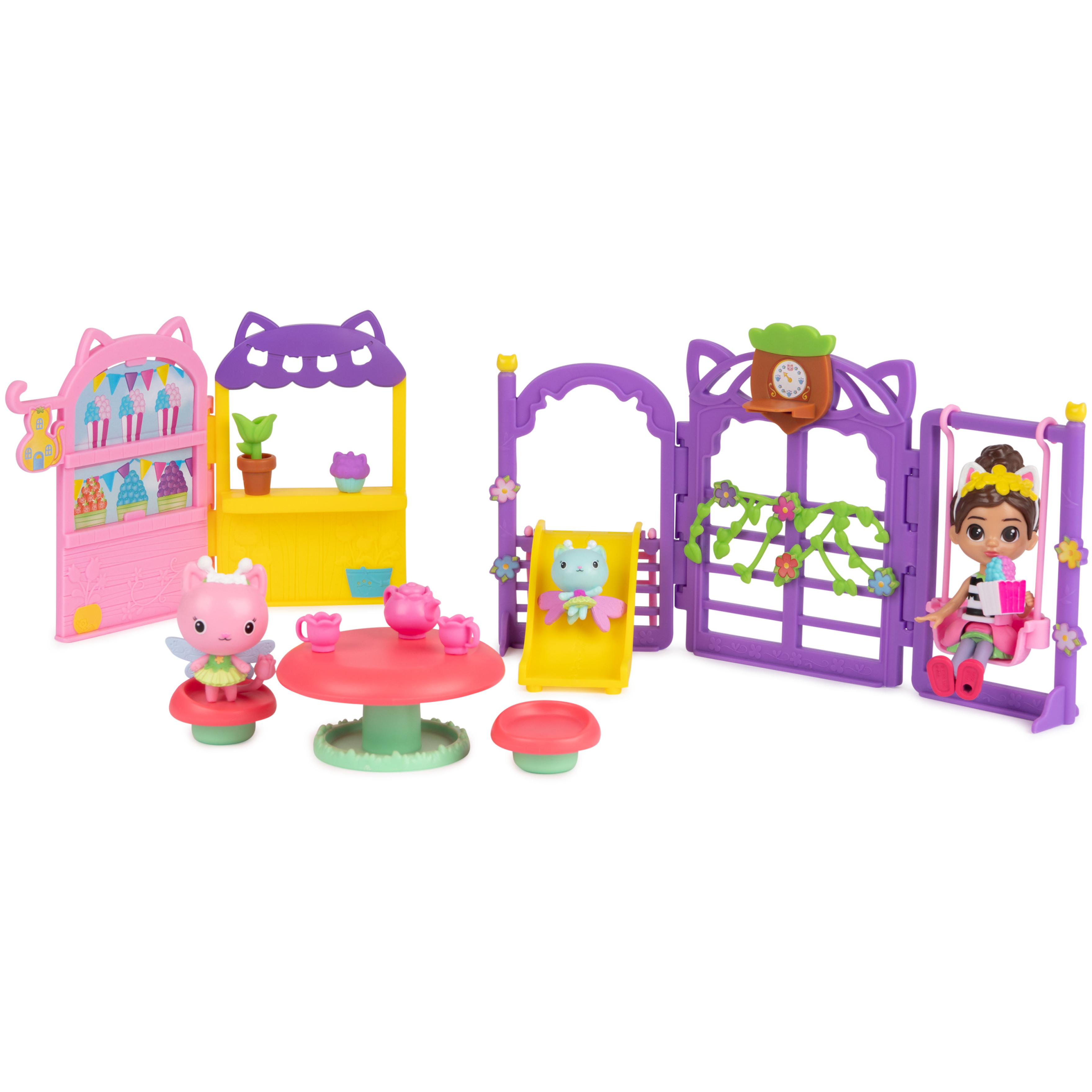 Barbie Kitty Condo Playset with Brunette Fashion Doll, 4 Kittens, Cat ...
