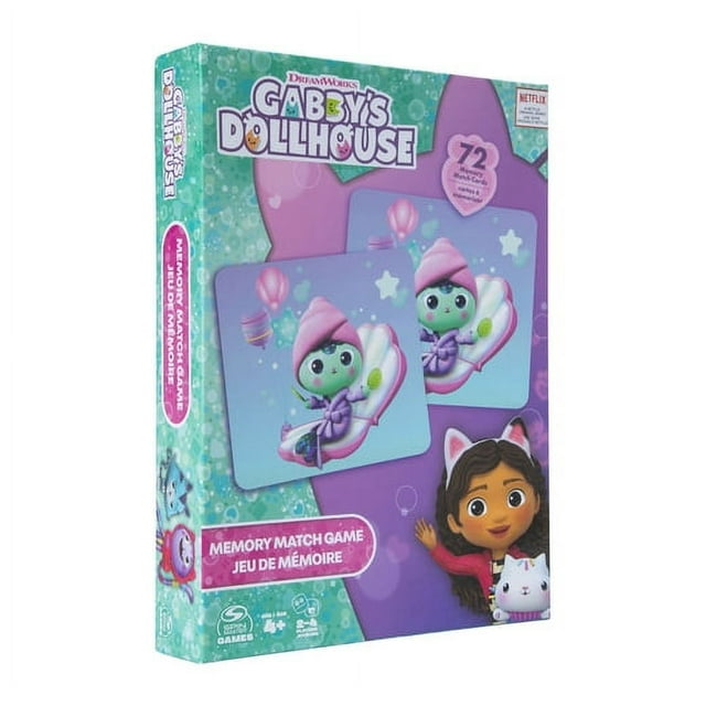 Gabby's Dollhouse Memory Match Game - Walmart.com