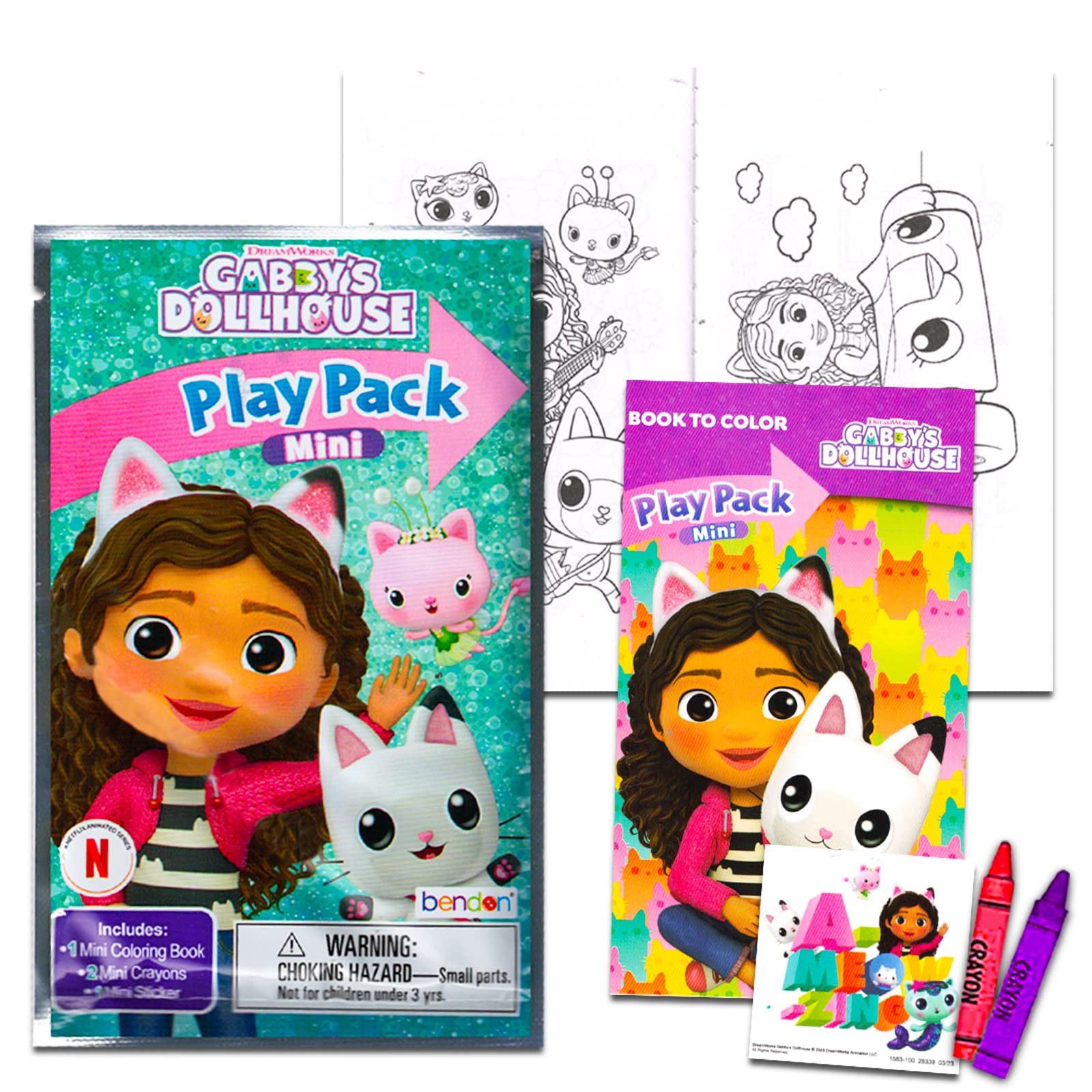Gabby's Dollhouse Mini AJH3 Party Favors Set for Kids - with 24 Mini ...