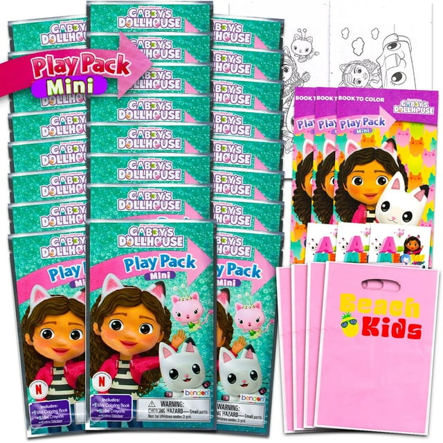 Gabby's Dollhouse Kids Party Favors Set - Mini Grab n Go Play Packs ...
