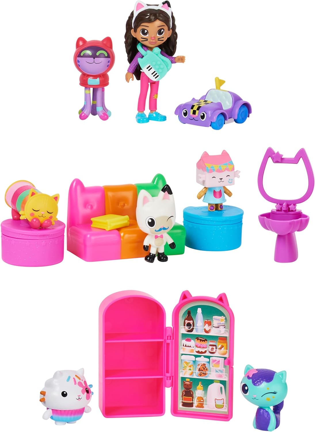 Gabby's Dollhouse Pandy Paws Birthday Figure Set - Walmart.com