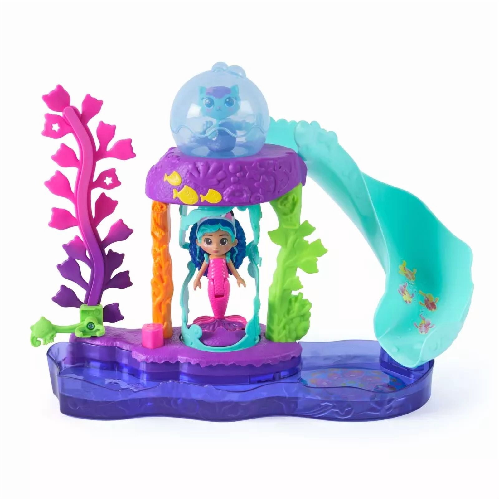 Gabby's Dollhouse: The Movie, MerCat's Colorful Kitty Aquarium Playset ...