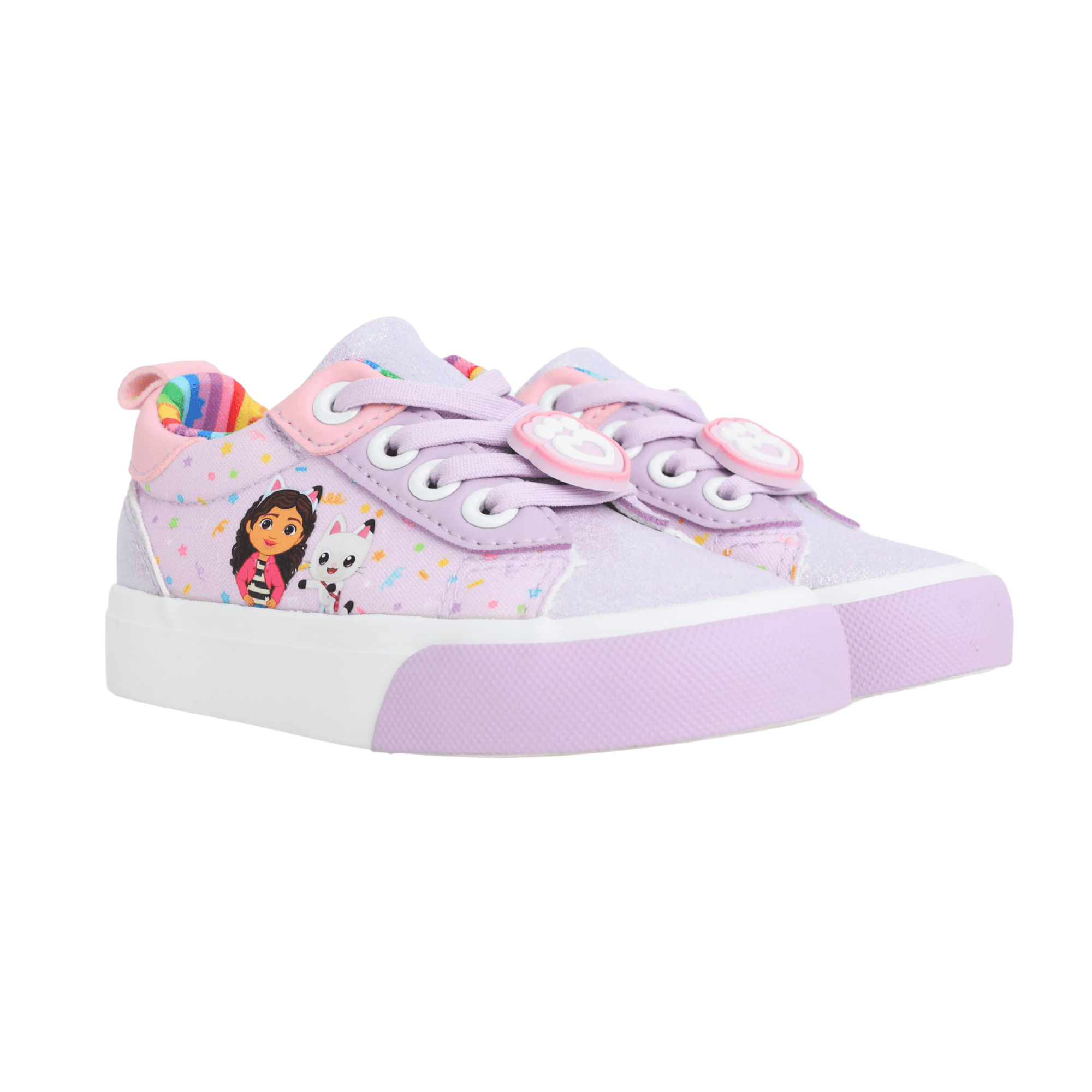 Gabby's Dollhouse Toddler Girls Court Sneakers - Walmart.com