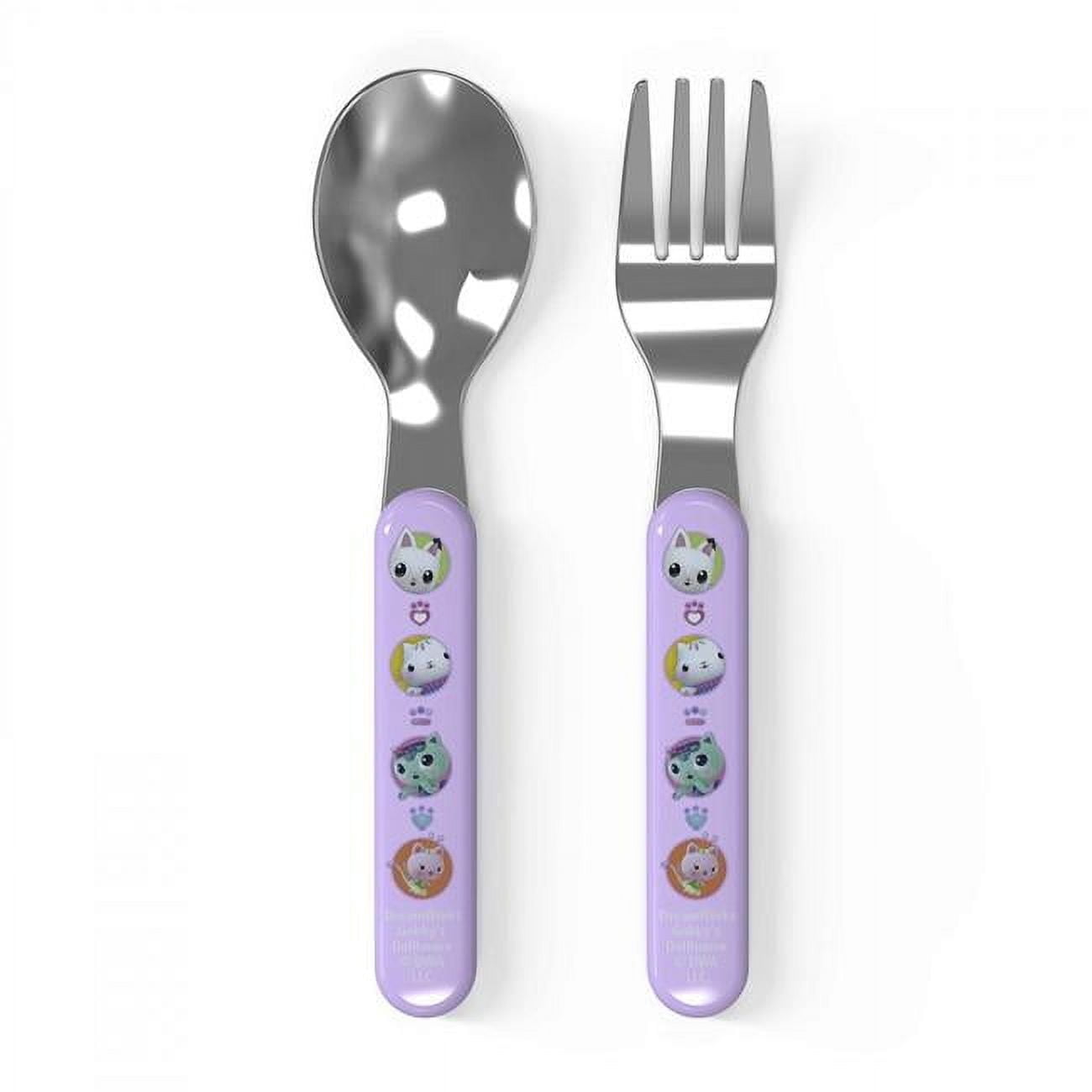 Gabby's Dollhouse Kid's Fork and Spoon Set - Walmart.com
