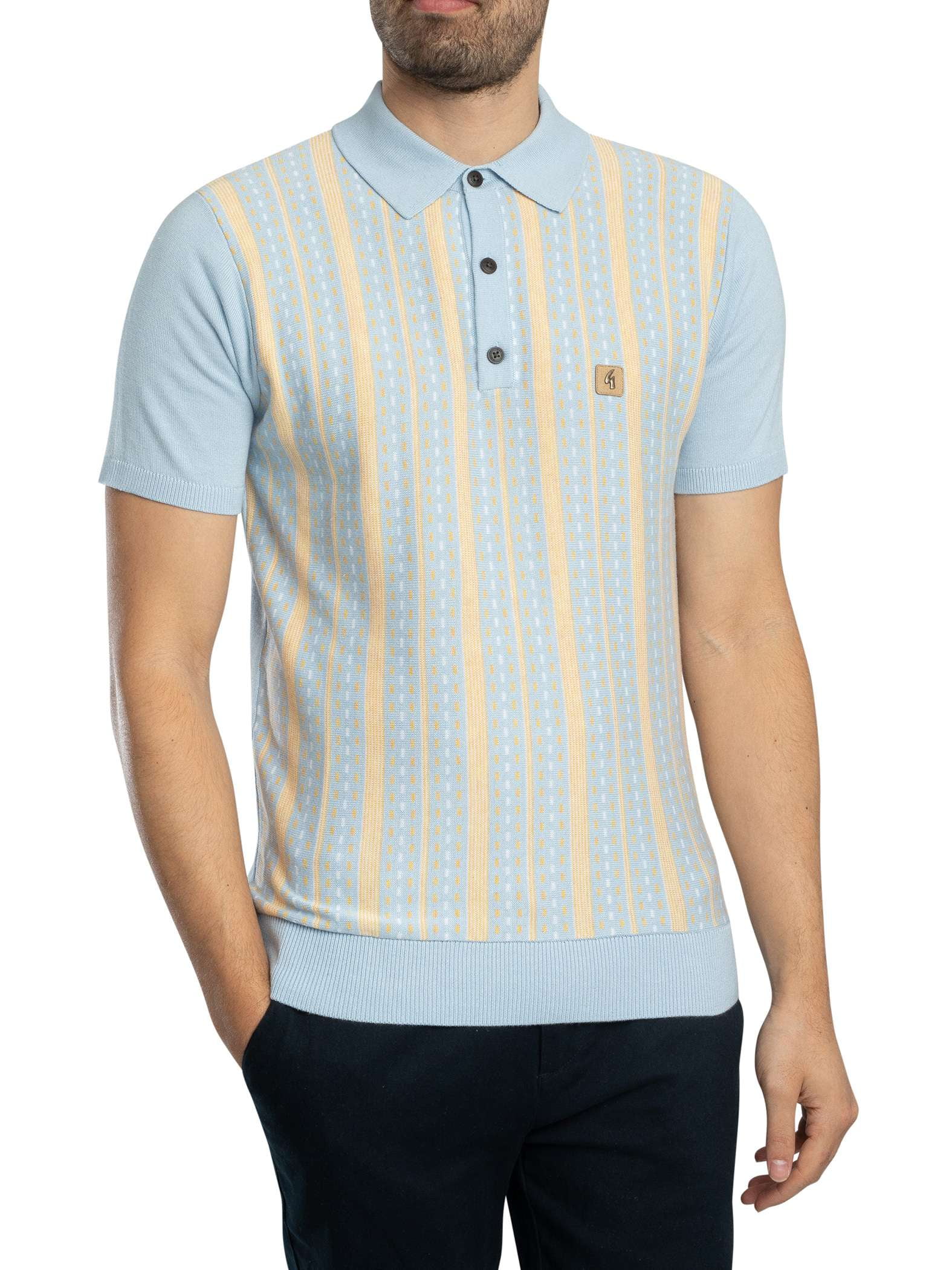 Gabicci Johnny Polo Shirt, Blue - Walmart.com