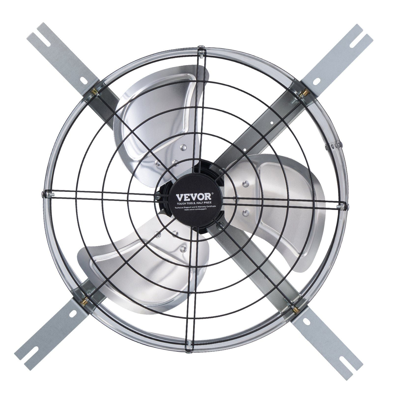 Gable Mount Exhaust Fan 15 Inch with Adjustable Thermostat, 1300 CFM ...