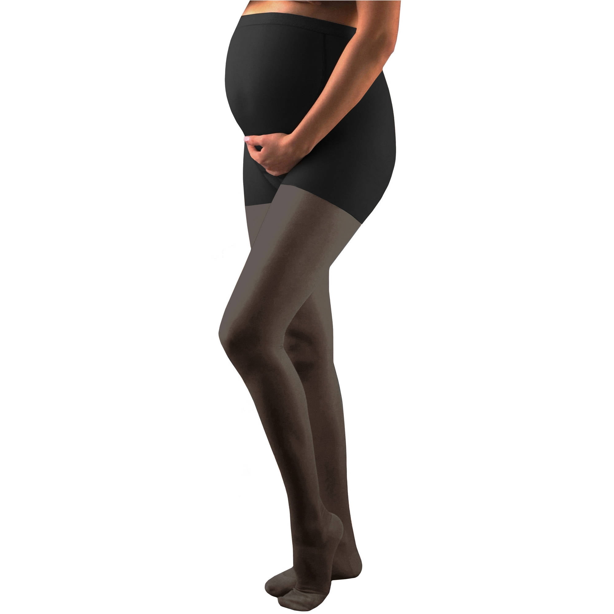 Gabrialla Sheer Maternity Graduated Compression Pantyhose, Medium ...