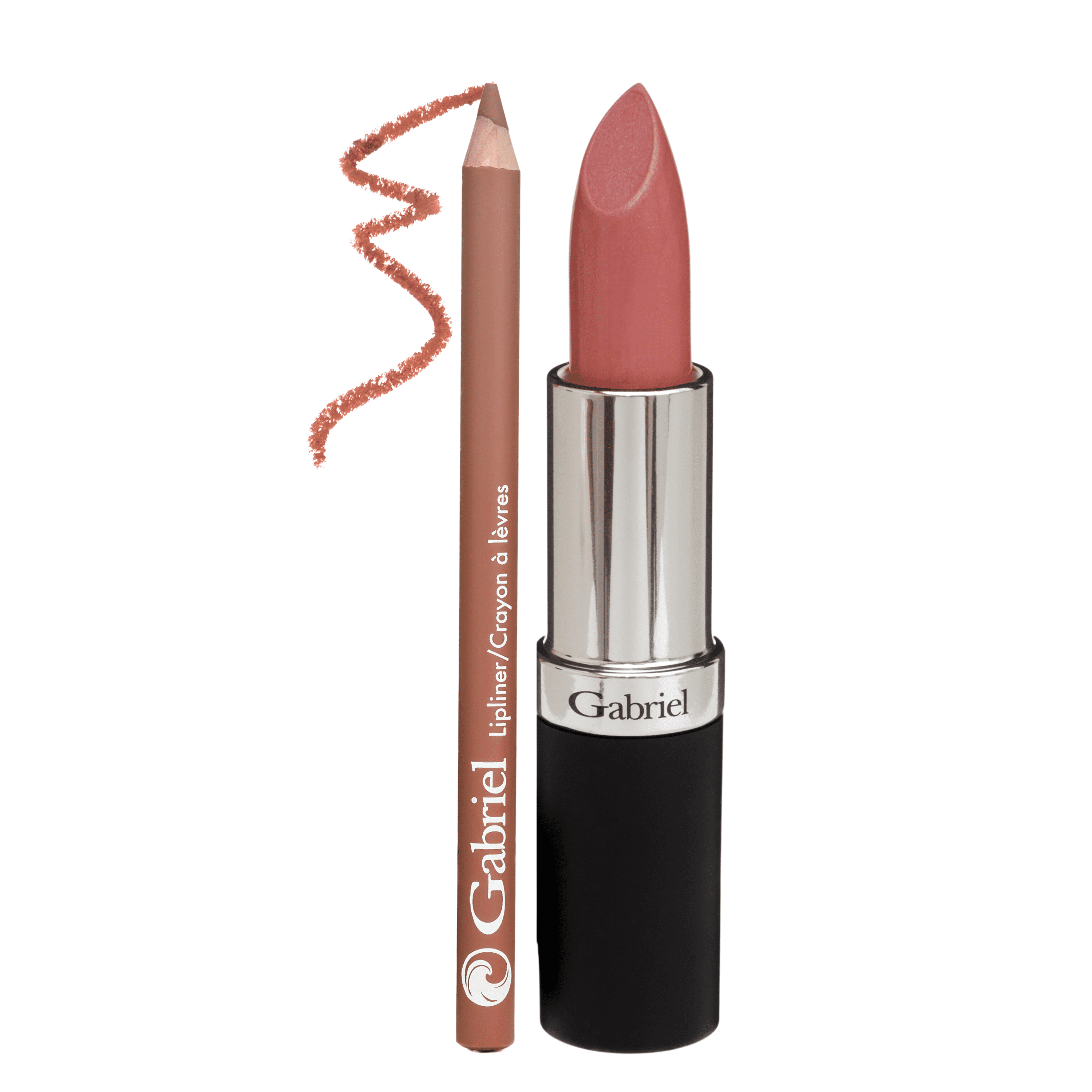 Gabriel Cosmetics Organic Eve Lip Kit (Eve Lipstick + Nutmeg Lip Pencil ...