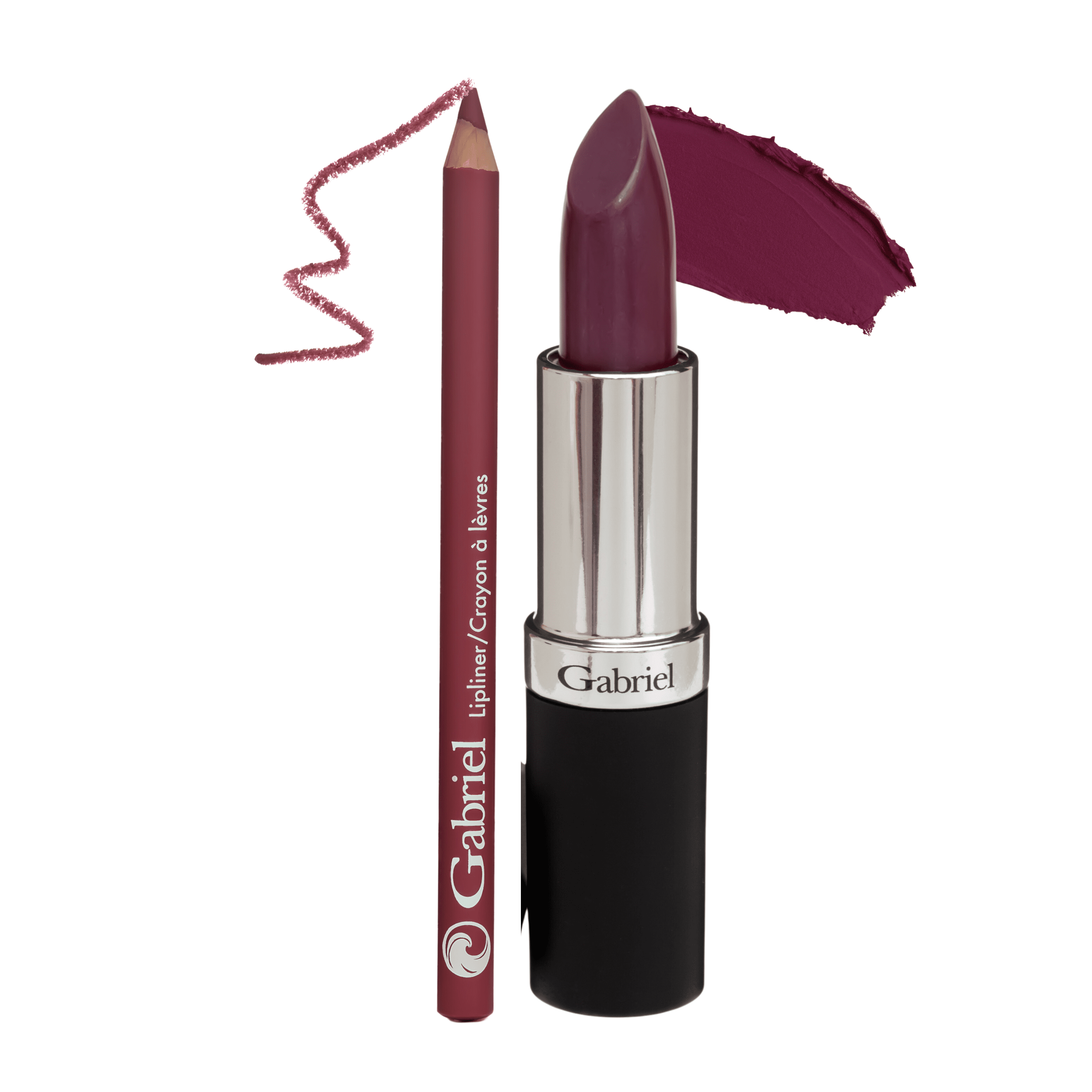 Gabriel Cosmetics Organic Meritage Lip Kit (Meritage Lipstick + Wine ...