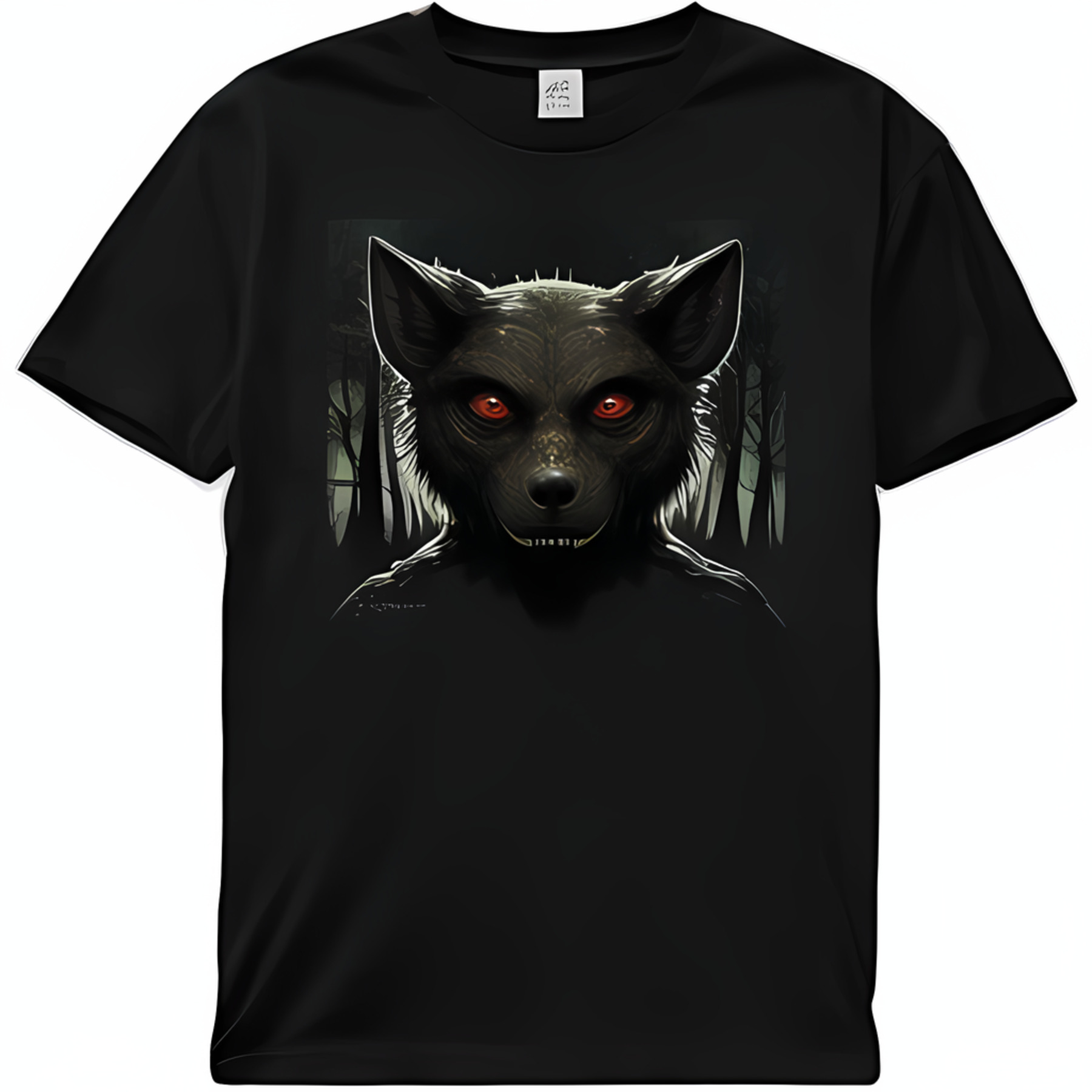Gabriel Graphic T-Shirt Design with radiant glowing eyes and majestic ...