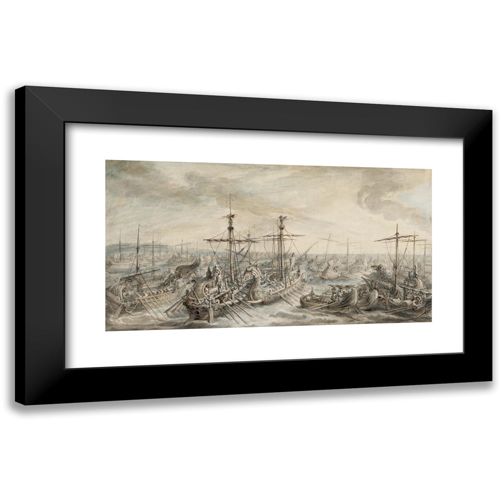 Gabriel Jacques de Saint-Aubin 18x11 Black Modern Framed Museum Art ...