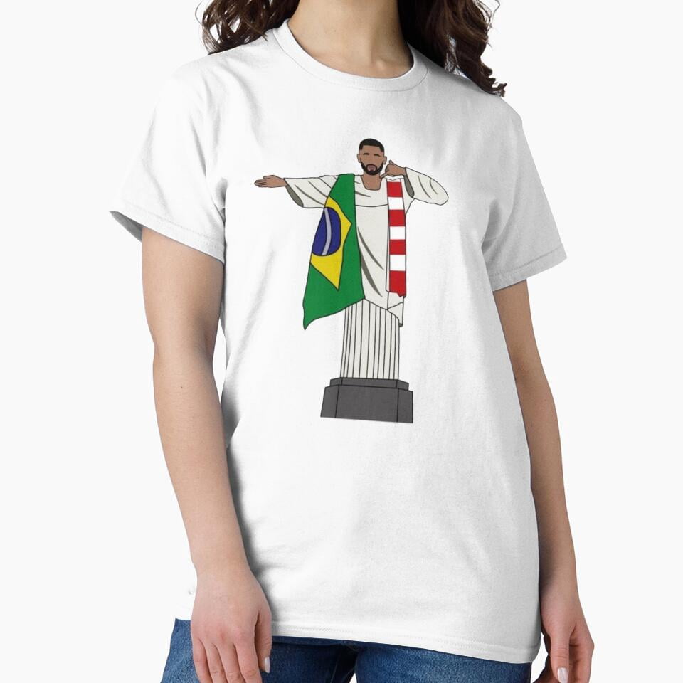 Gabriel Jesus Christ The Redeemer Brazil Shirt, Casual Graphic Tee ...