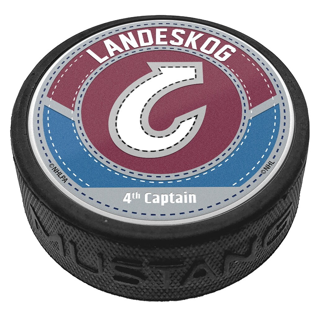 Gabriel Landeskog Colorado Avalanche Captain Puck - Walmart.com
