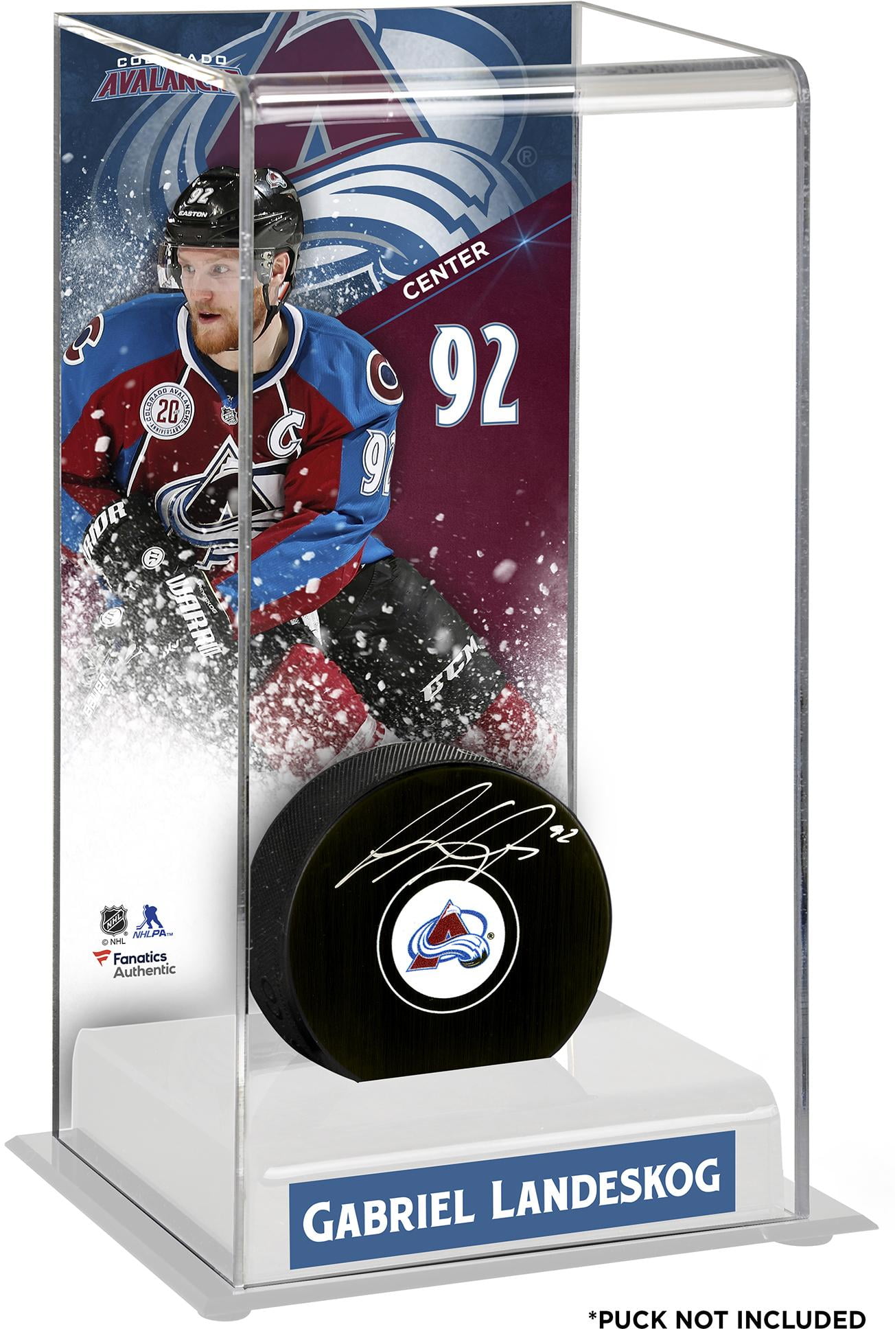 Gabriel Landeskog Colorado Avalanche Deluxe Tall Hockey Puck Case ...