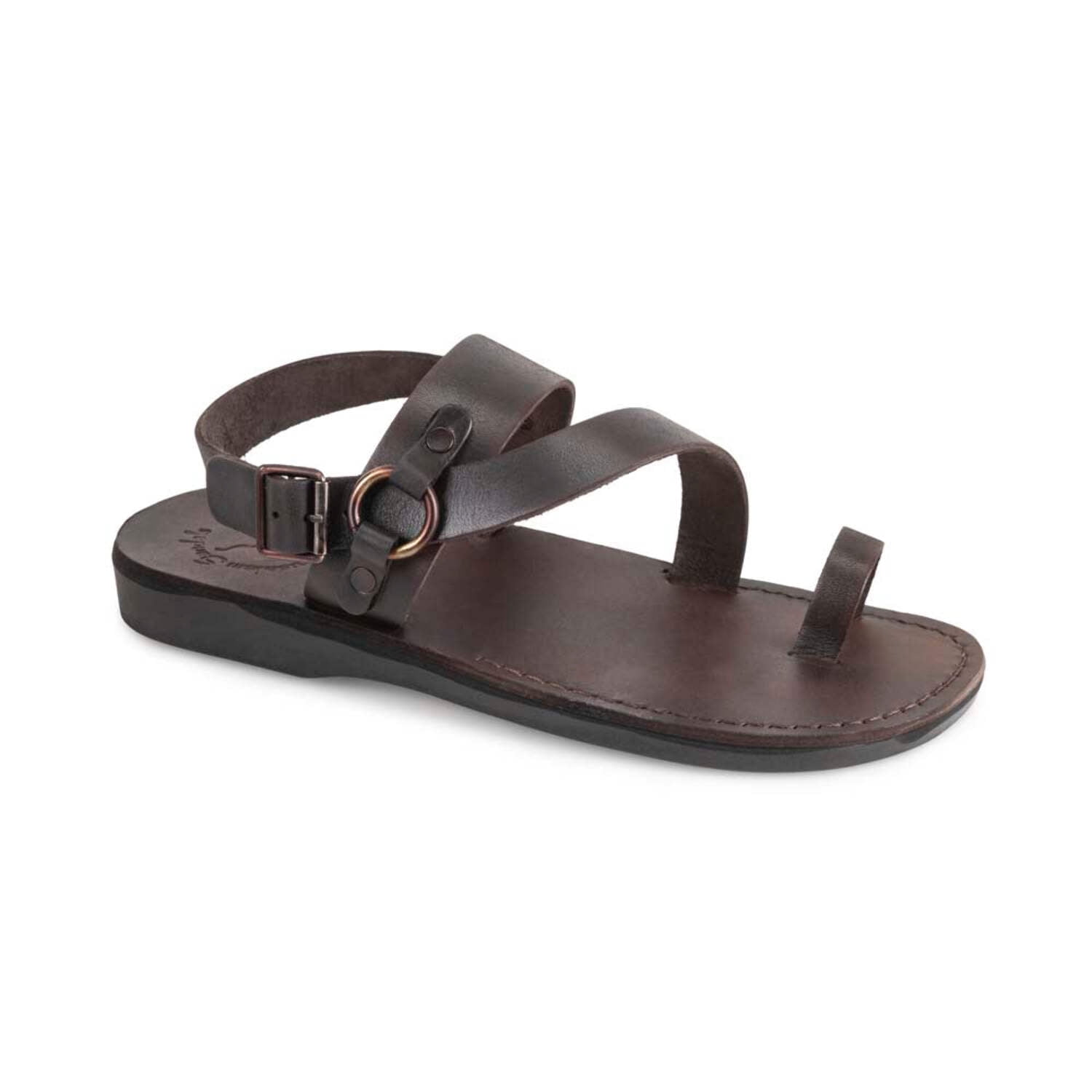Gabriel - Leather Toe Loop Sandal - Mens Sandals - Walmart.com