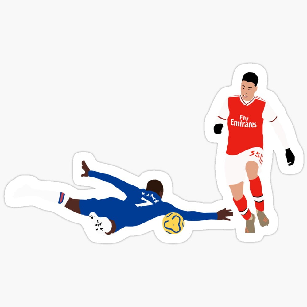 Gabriel Martinelli Arsenal Fc Goal Sticker Phone Decal Water Bottle ...