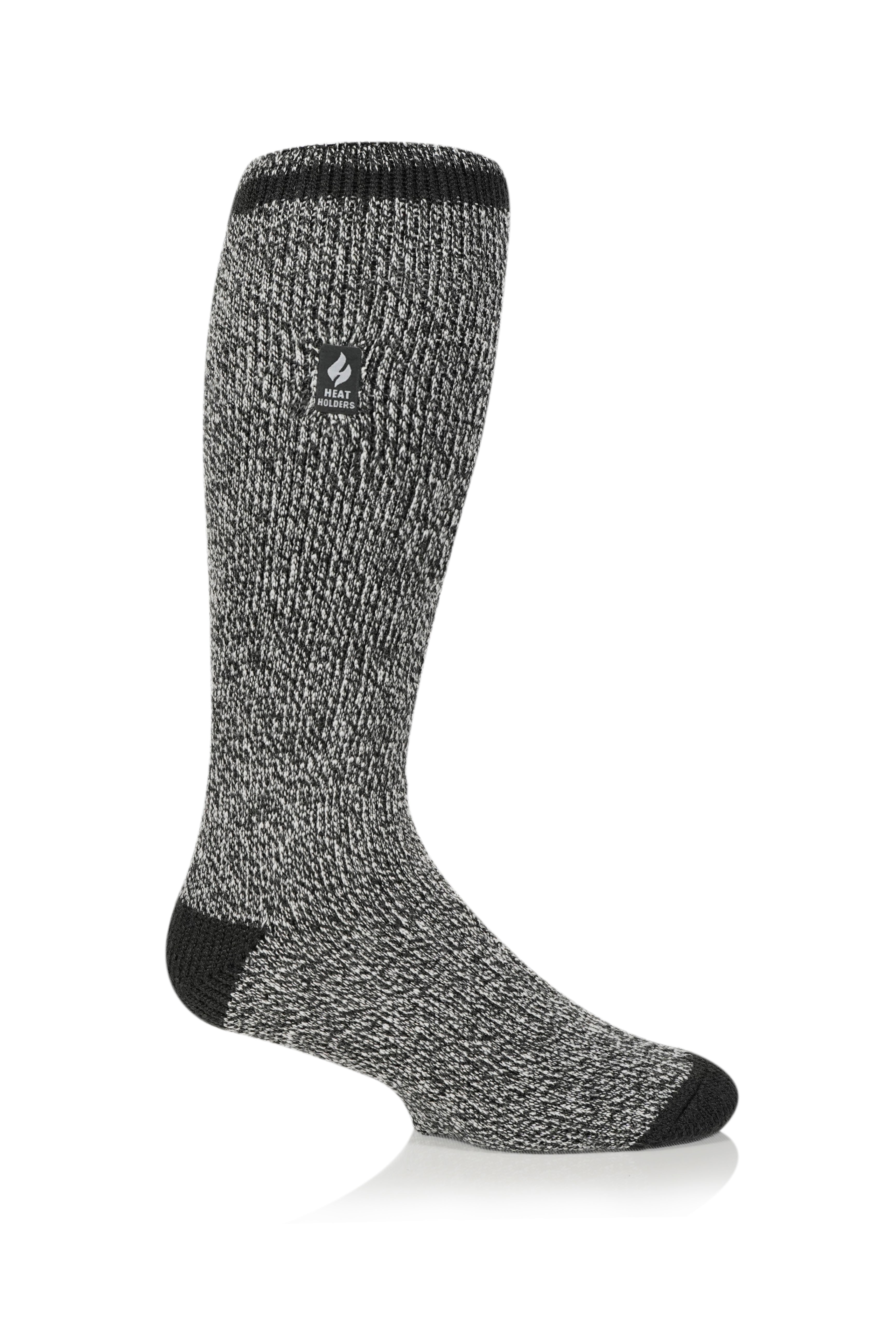 Gabriel Men's Solid with Contrast Heel & Toe Long Sock - Walmart.com