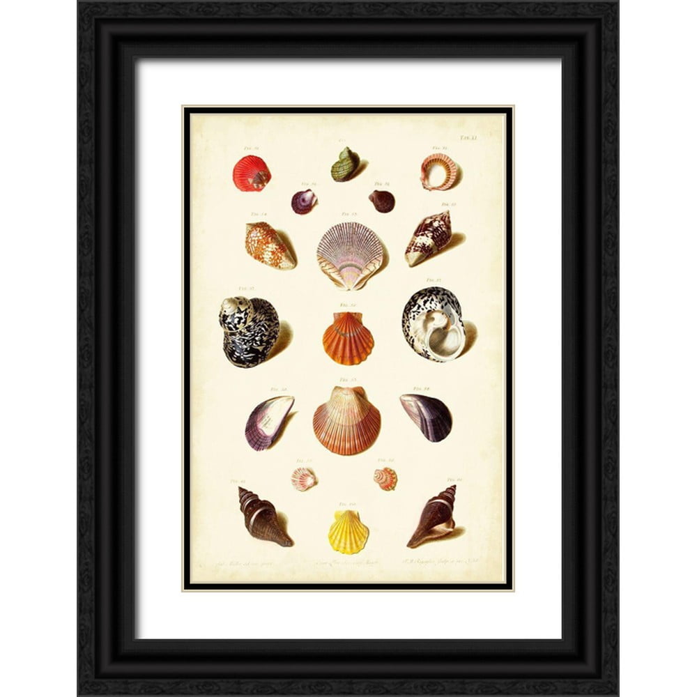 Gabriel Muller 11x14 Black Ornate Wood Framed with Double Matting ...