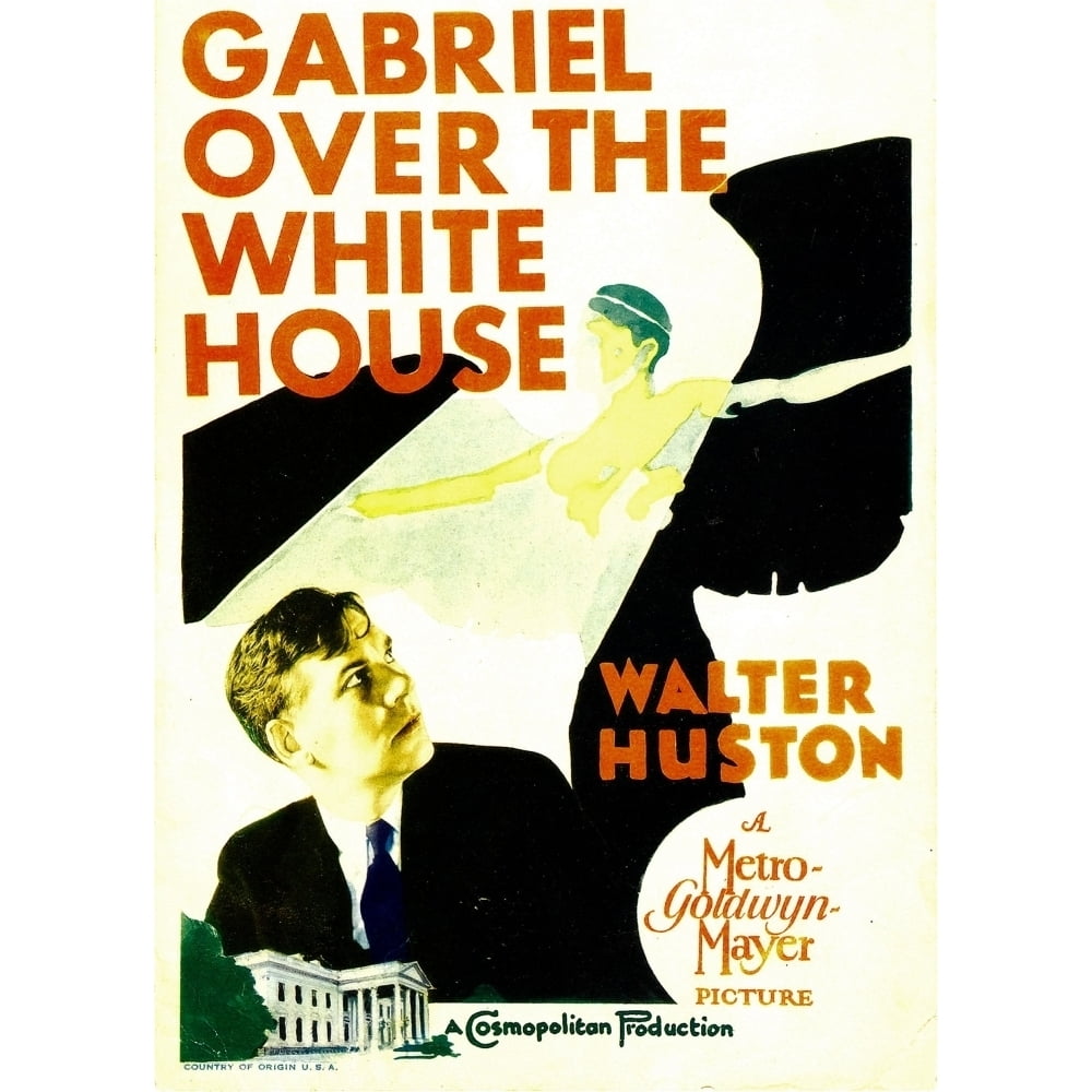 Gabriel Over The White House Left: Walter Huston On Midget Window Card ...