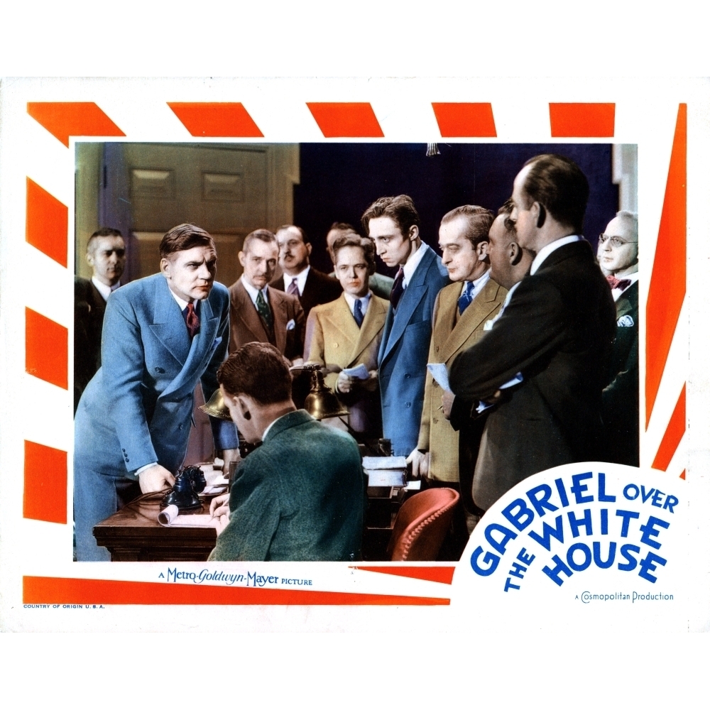 Gabriel Over The White House Walter Huston Mischa Auer C. Henry Gordon ...