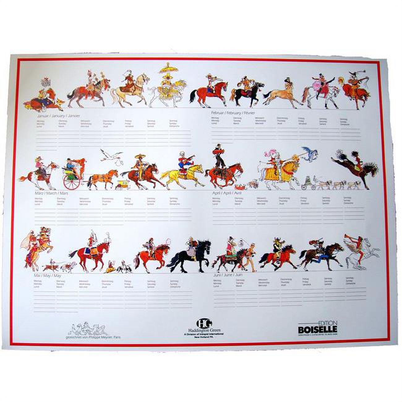 Gabriele Boiselle 600120 Two Sided Perpetual Calendar - Walmart.com